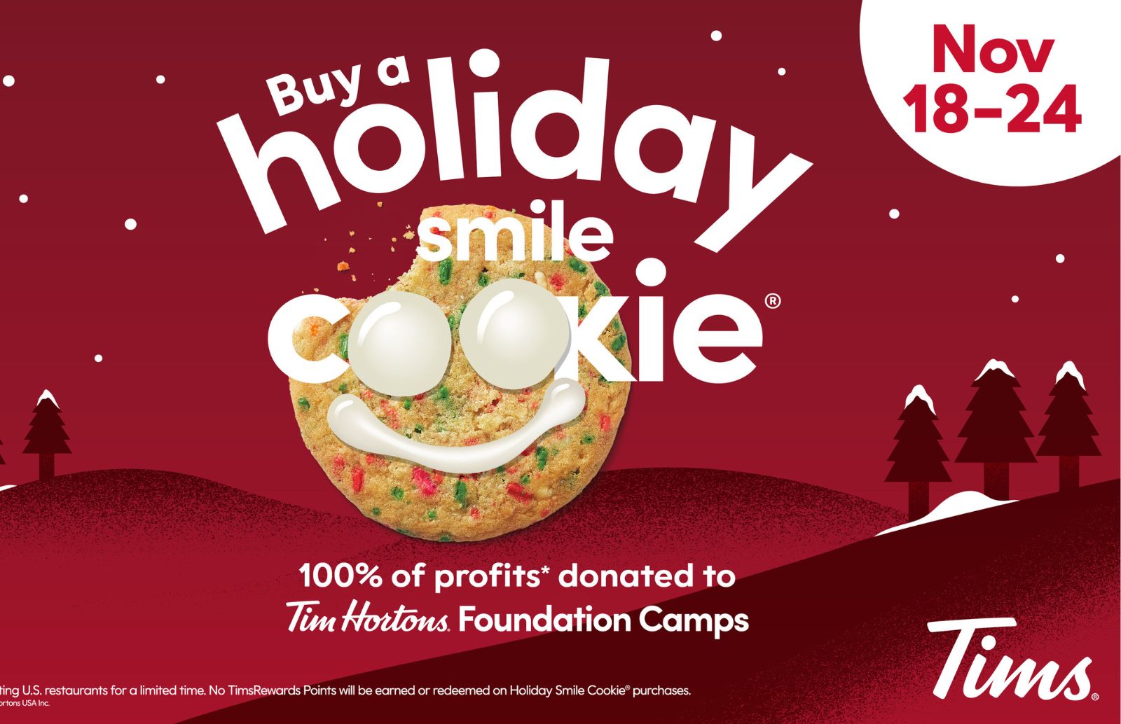 Smiles for sale: Tim Hortons' Holiday Cookies help the youth!
