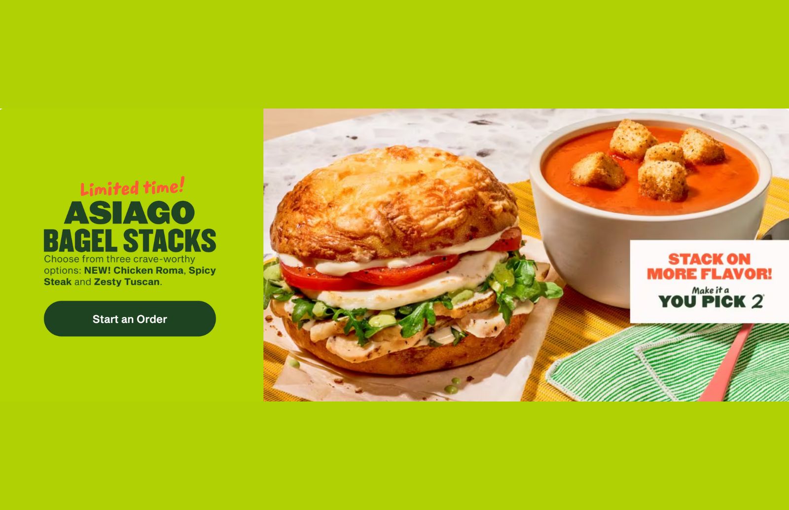 Panera’s Asiago Bagel Stacks Are Here!