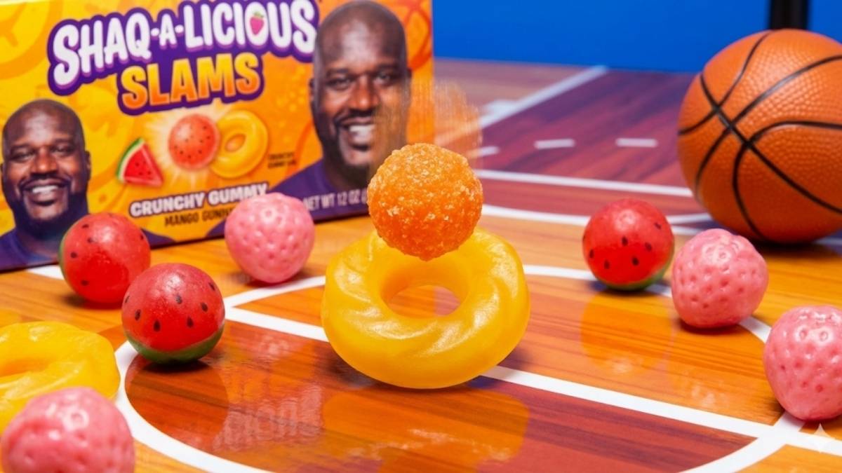 Hershey & Shaq Launch Shaq-a-Licious SLAMS Gummy Candy