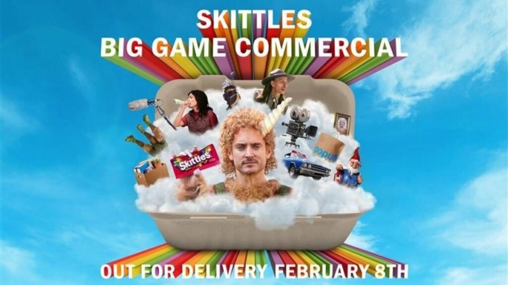 Skittles & Elijah Wood "Live" Super Bowl Commercial 2026