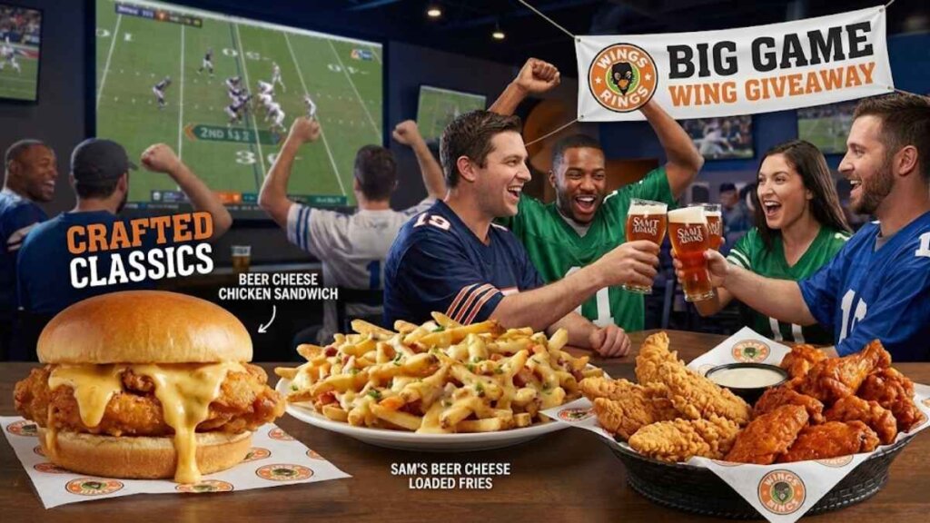 Wings and Rings Brings Back Sam Adams Beer Cheese
